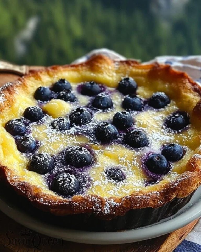 Blueberry Lemon Dutch Baby