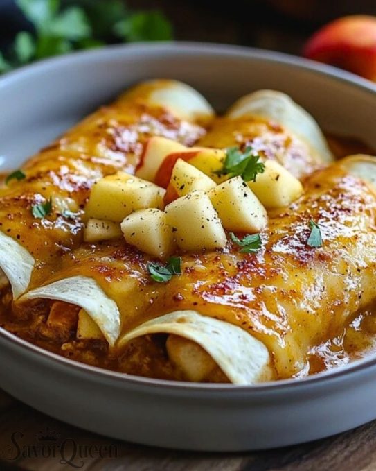 Apple Enchiladas - SavorQueen