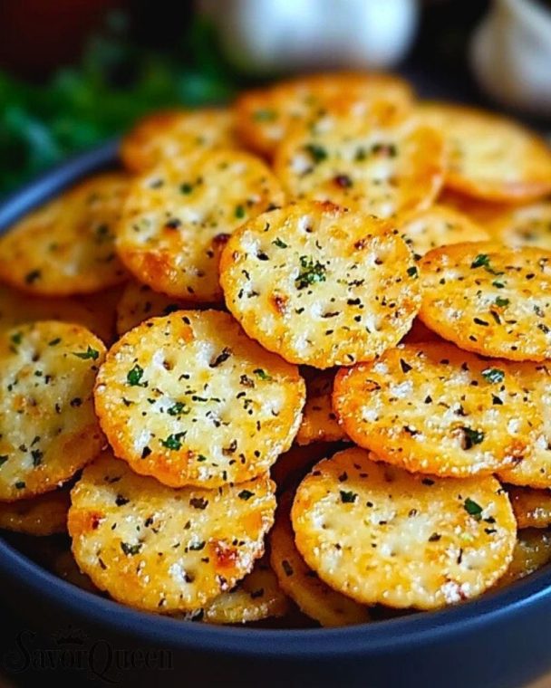 Garlic Ritz Snacks