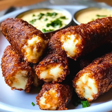 Nashville Hot Beef Wrapped Mozzarella Sticks