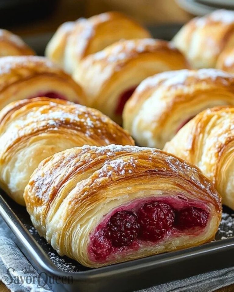 Raspberry Crescent Rolls