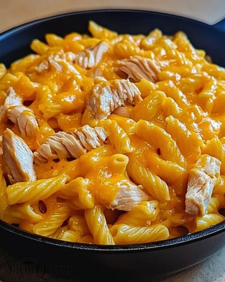 Smoky BBQ Chicken & Cheddar Pasta Skillet
