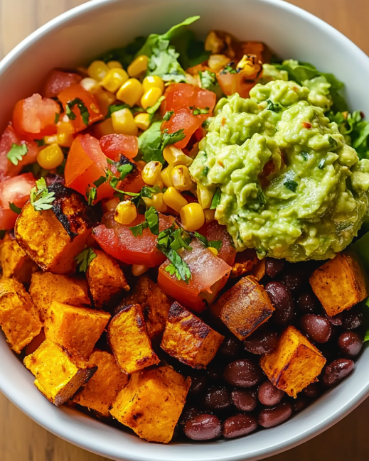 Healthy Sweet Potato Burrito Bowl