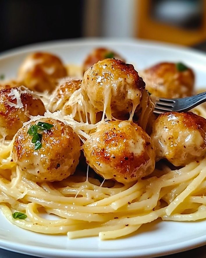 Garlic Butter Chicken Balls Recipe