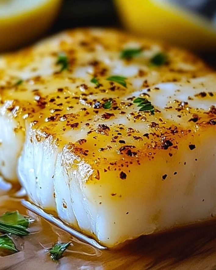 Healthy Lemon Butter Baked Cod Recipe