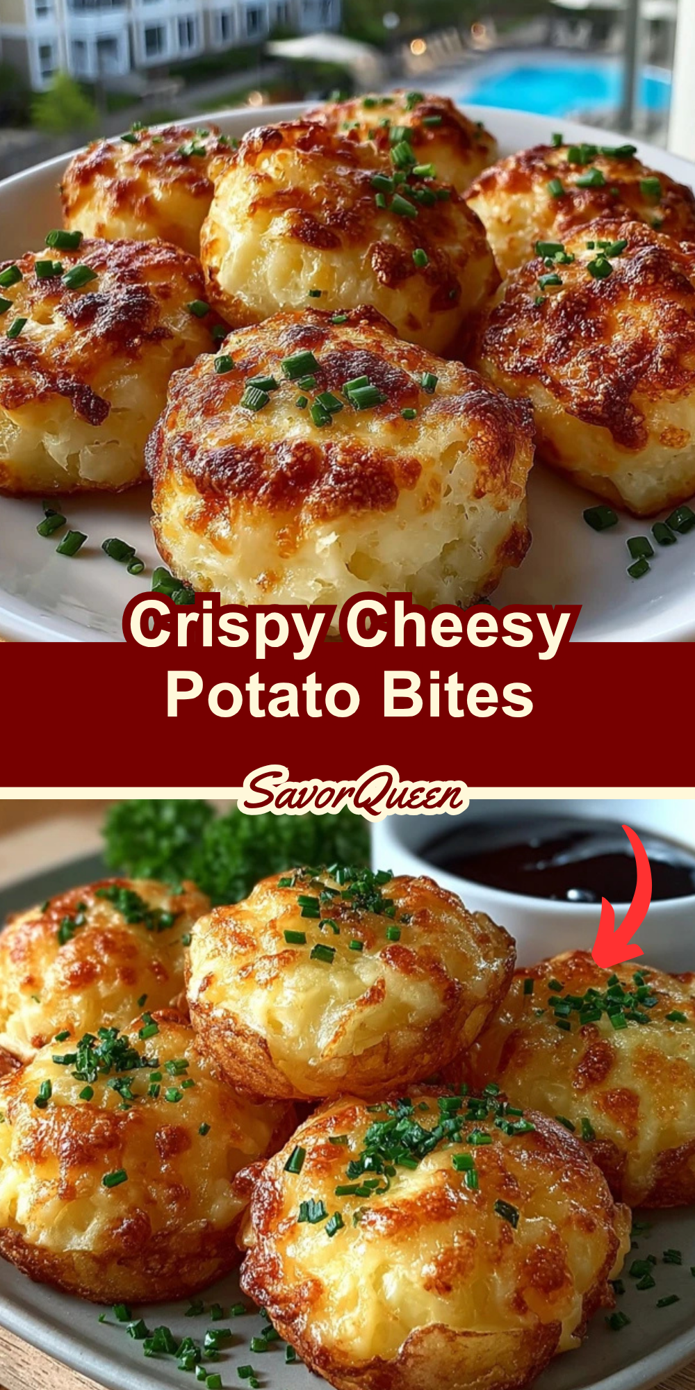 Crispy Cheesy Potato Bites