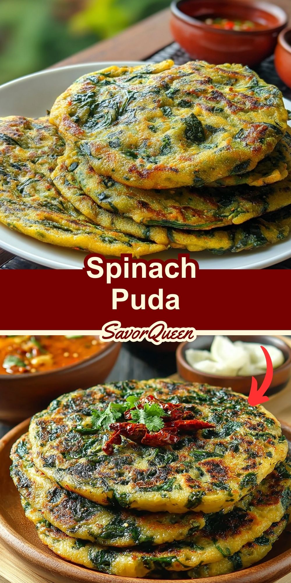 Spinach Puda