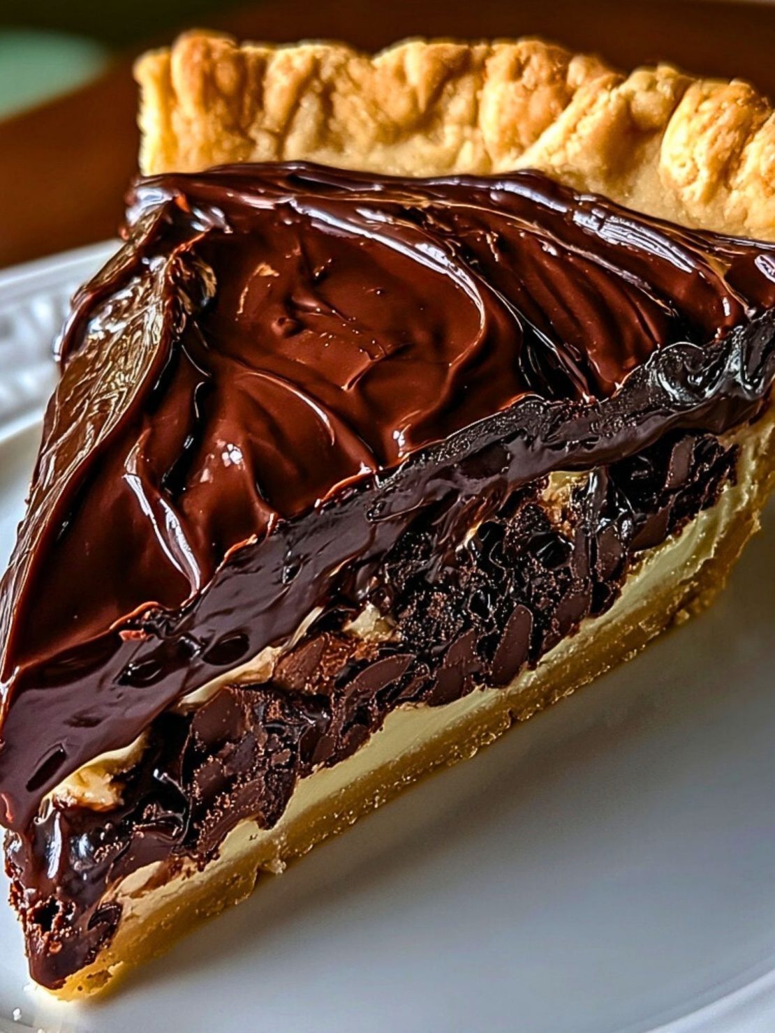 Decadent Hot Fudge Pie